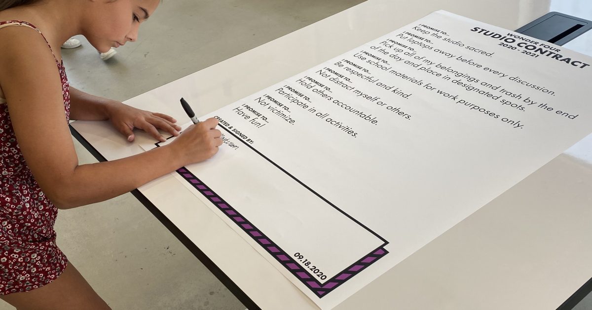 Studio Contracts at Wonder | Wonder | School of the Future
